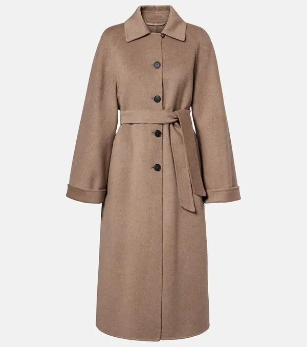 Max Mara Centro Belted Cashmere Coat