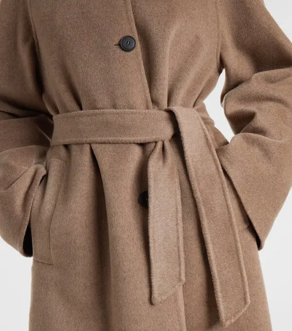 Max Mara Centro Belted Cashmere Coat
