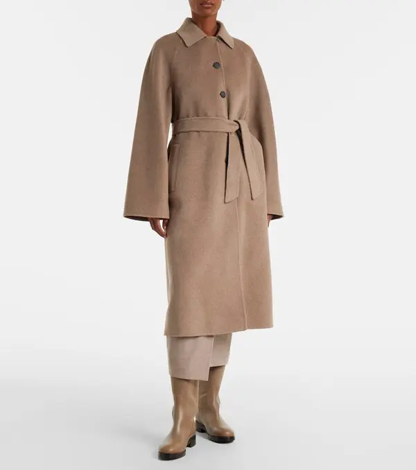 Max Mara Centro Belted Cashmere Coat