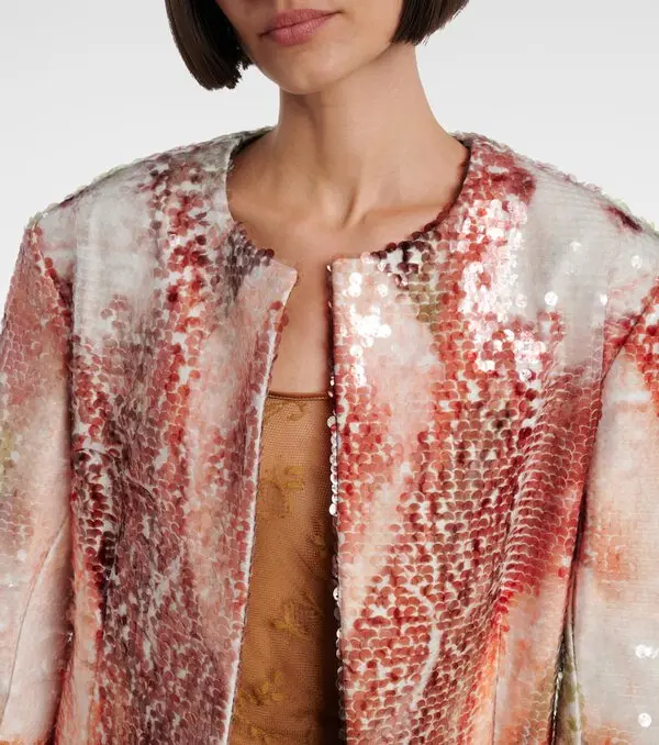 JACQUES WEI Sequined Coat