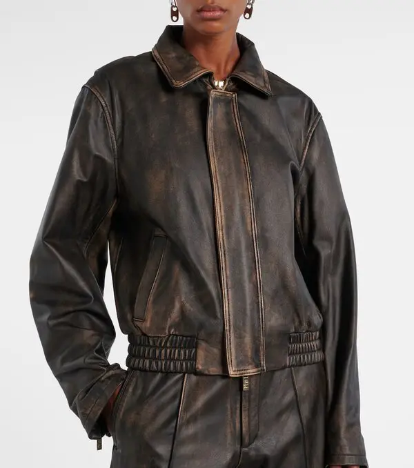 JACQUES WEI Leather Jacket