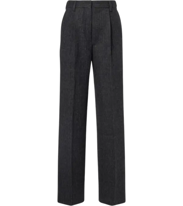 Dries Van Noten Pinstriped Wool Wide-leg Pants