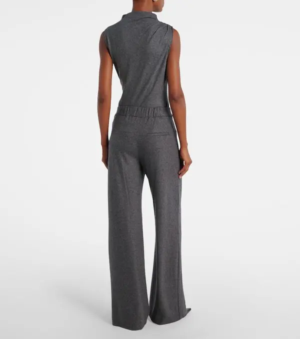 Veronica Beard Mid-rise Wide-leg Trousers