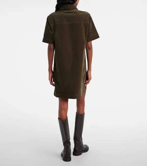 Veronica Beard Koulis Cotton-blend Corduroy Minidress