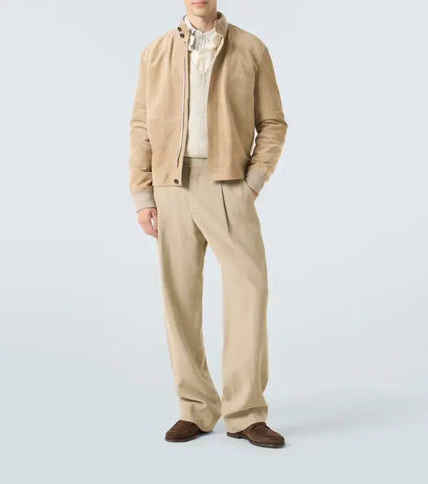Zegna Suede Loafers