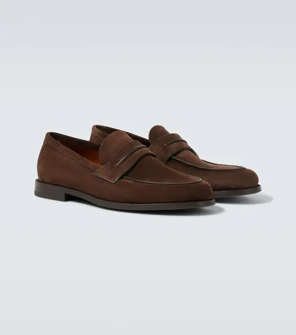 Zegna Suede Loafers