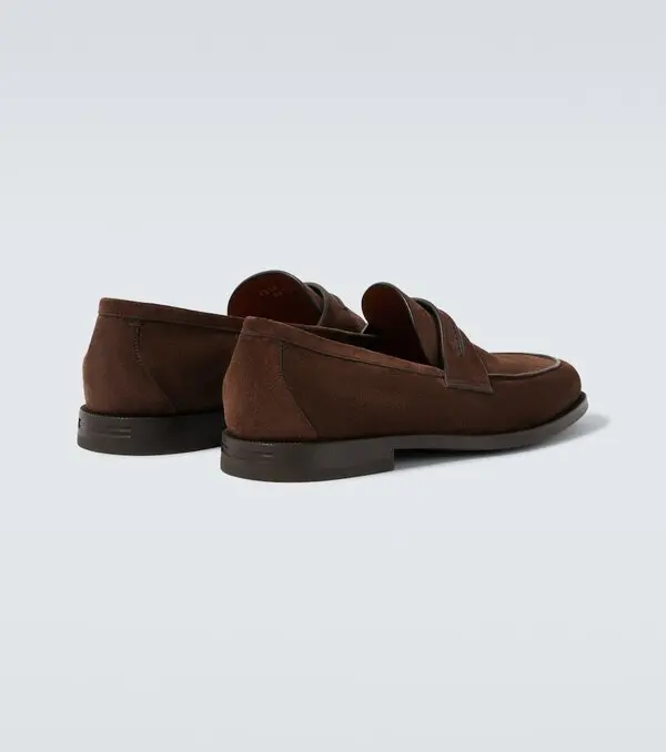 Zegna Suede Loafers