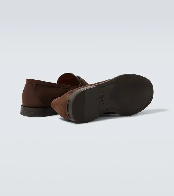 Zegna Suede Loafers