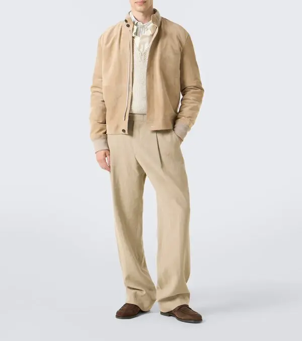 Zegna Suede Loafers