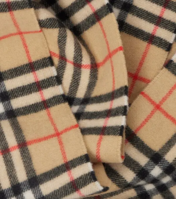 Burberry Check Cashmere Scarf