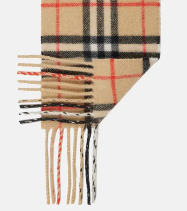 Burberry Check Cashmere Scarf