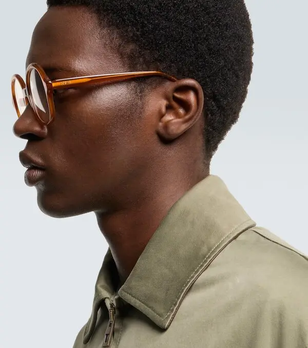 Loewe Slim Round Frame Glasses