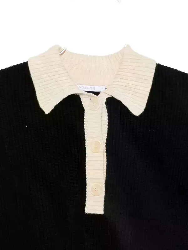 Patrizia Pepe Colour-block Knit Sweater