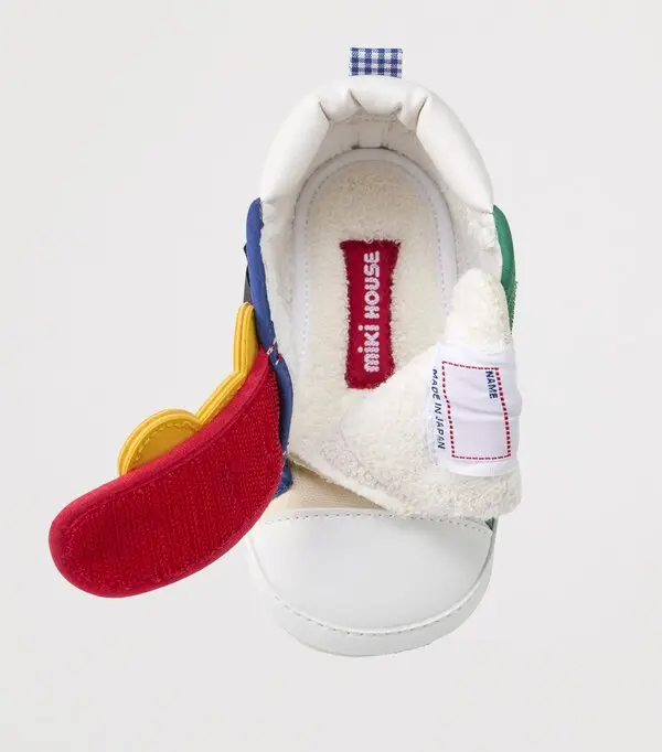 MIKI HOUSE Teddy Appliqué Sneakers
