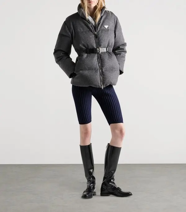 Prada Wool Loden Down Jacket
