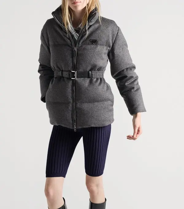 Prada Wool Loden Down Jacket