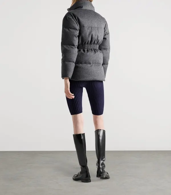 Prada Wool Loden Down Jacket