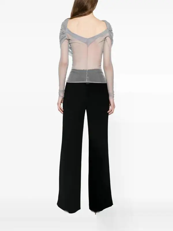 Christopher Esber Veiled Top - Grey