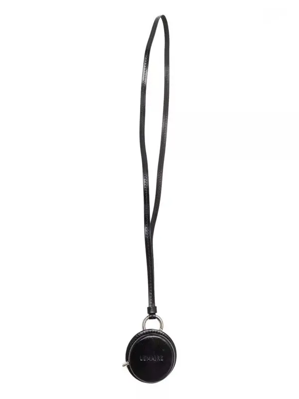 LEMAIRE Molded Tape Leather Necklace - Black