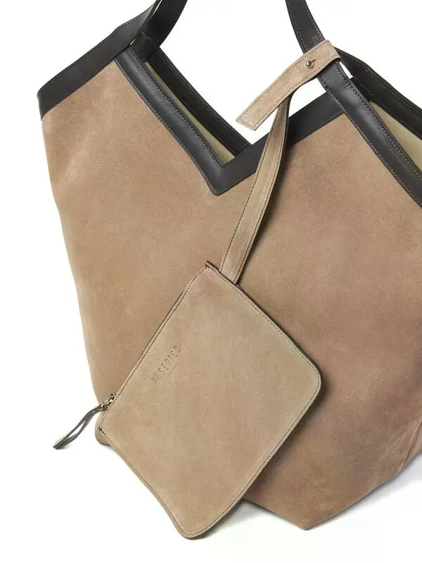 Peserico Suede Tote Bag