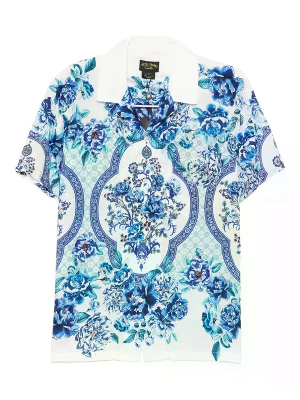 Camilla Short-sleeve Graphic-print Shirt