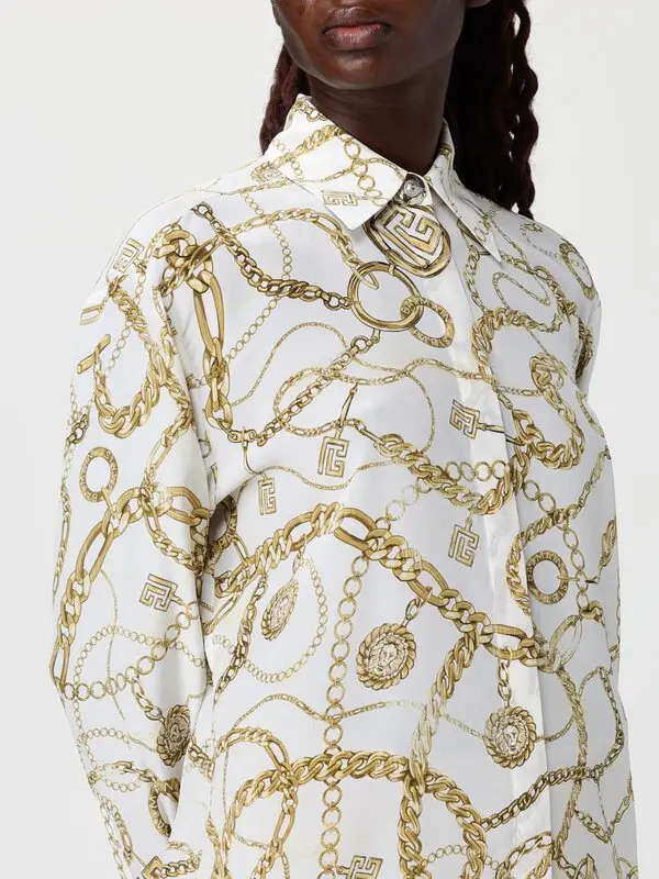 Balmain Chain Print Shirt