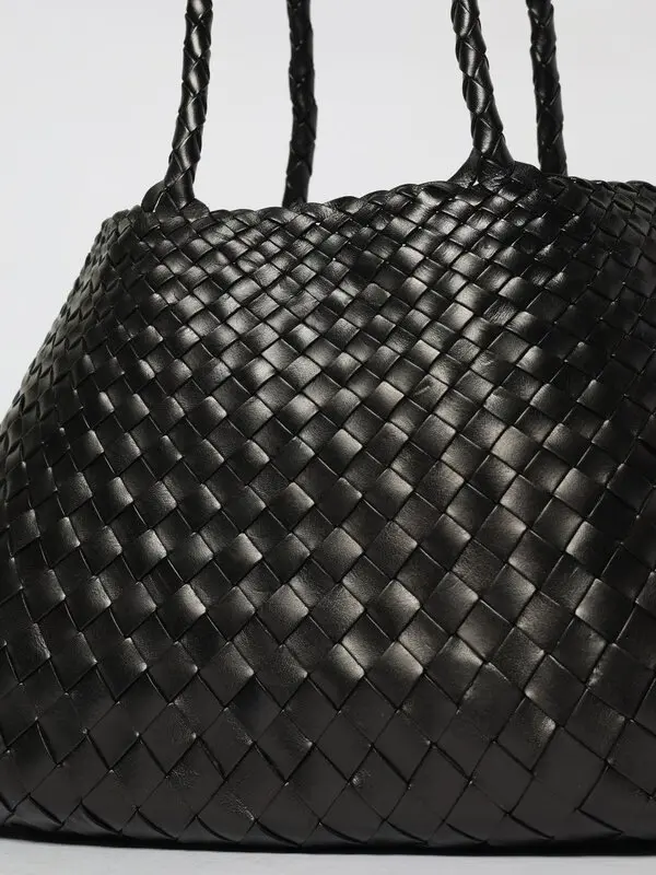 Dragon Diffusion Woven Leather Shoulder Bag