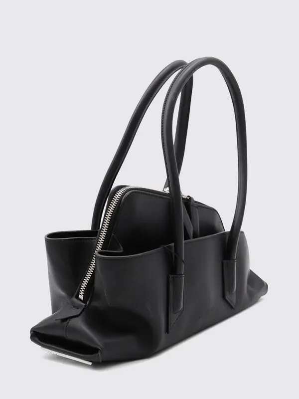 Attico La Passeggiata Small Leather Shoulder Bag
