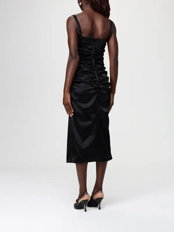 Dolce & Gabbana Ruched Midi Dress