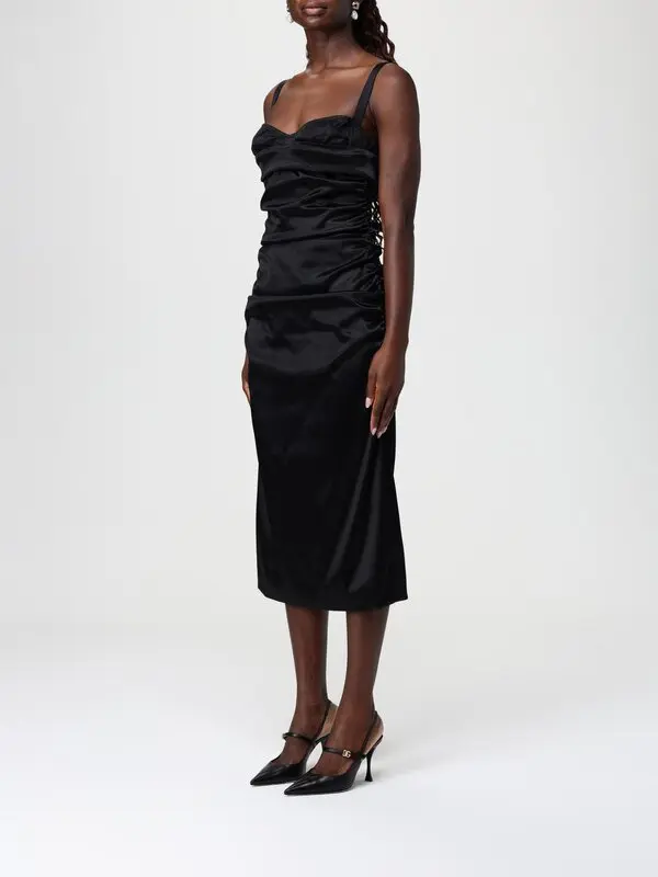 Dolce & Gabbana Ruched Midi Dress