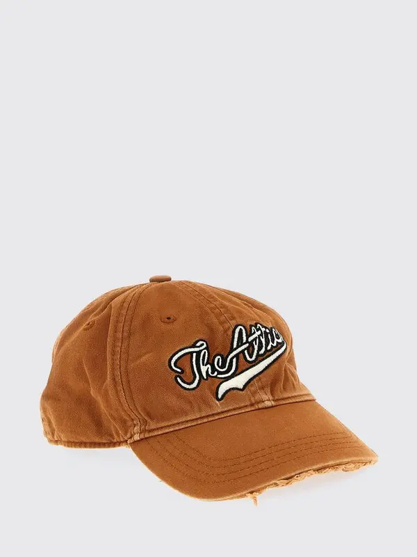 Attico Embroidered Baseball Cap - Brown