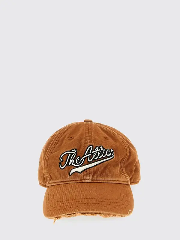 Attico Embroidered Baseball Cap - Brown