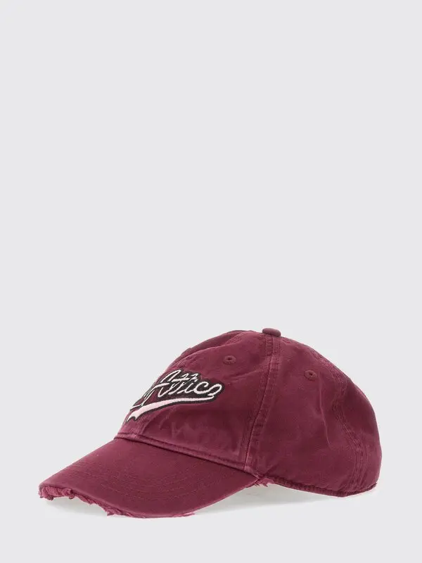 Attico Embroidered Baseball Cap - Burgundy