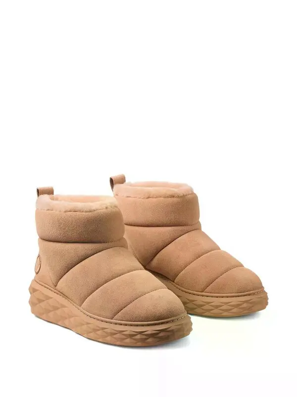 JIMMY CHOO Xan Quilted Boots - Brown