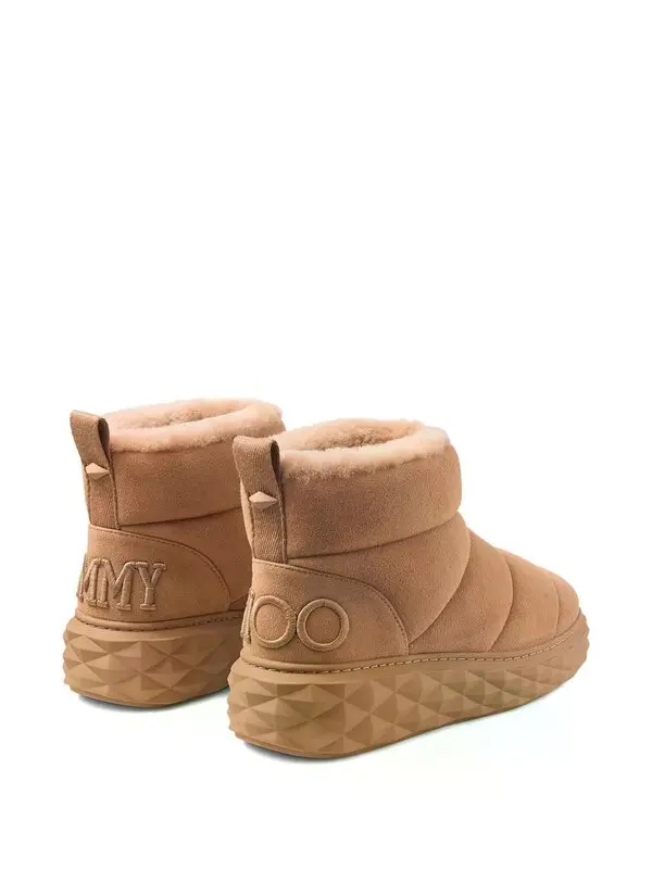 JIMMY CHOO Xan Quilted Boots - Brown