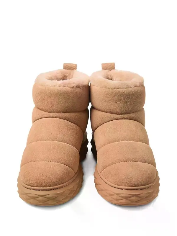 JIMMY CHOO Xan Quilted Boots - Brown