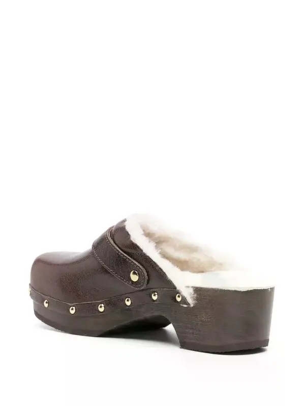 DR. SCHOLL'S SHOES Pescura Robin Leather Clogs - Brown