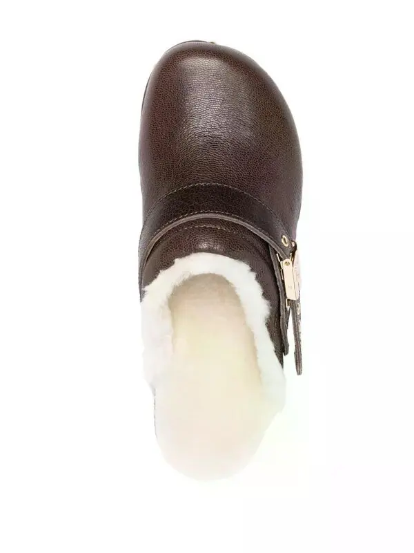 DR. SCHOLL'S SHOES Pescura Robin Leather Clogs - Brown