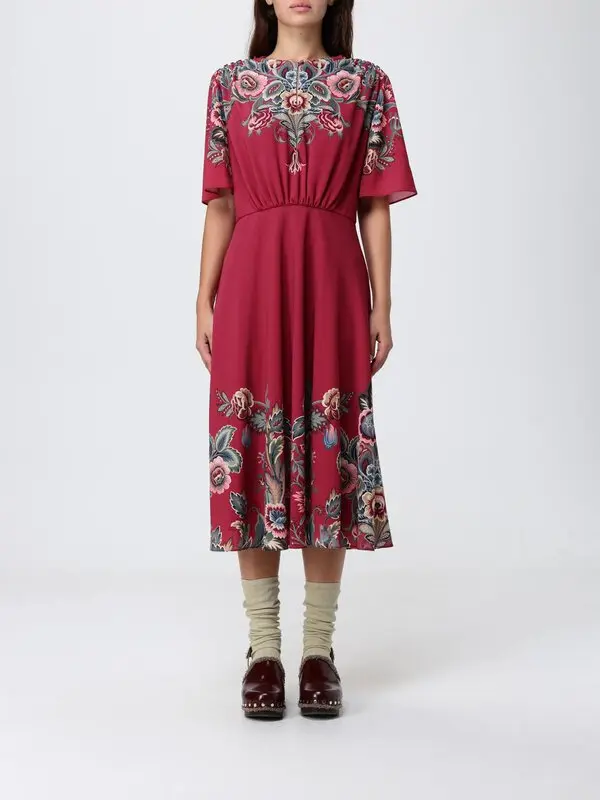 Etro Printed Midi Dress - Multicolor