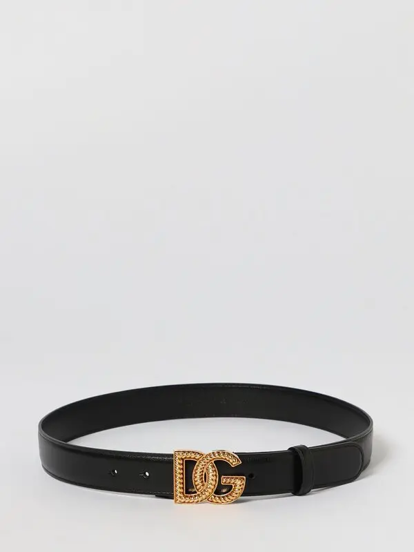 Dolce & Gabbana Leather Belt - Black