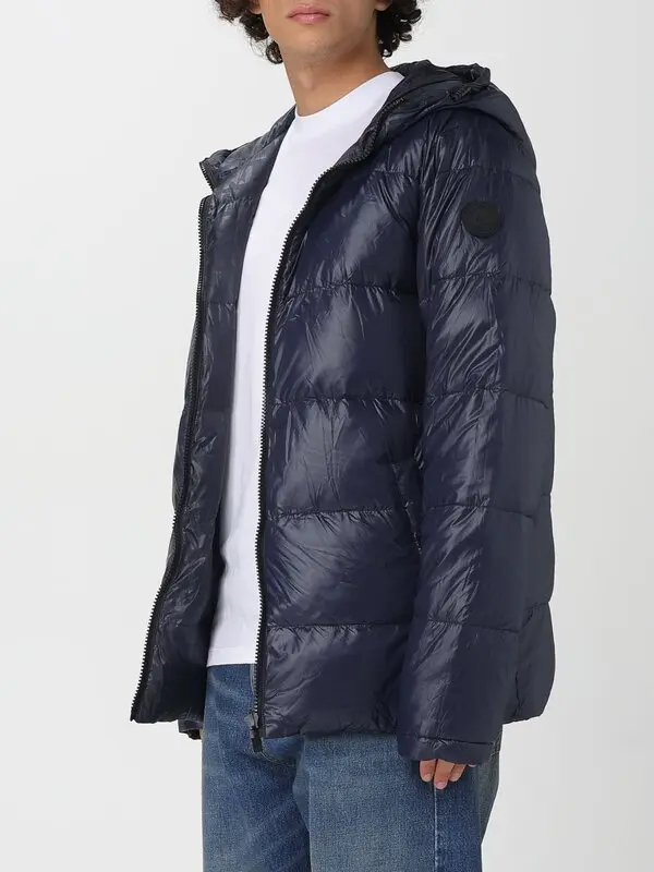 Karl Lagerfeld Quilted Zip-up Jacket With Logo