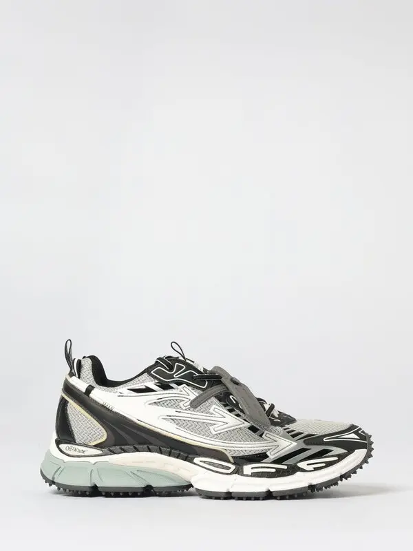 Off-White Lace-up Sneakers - Grey