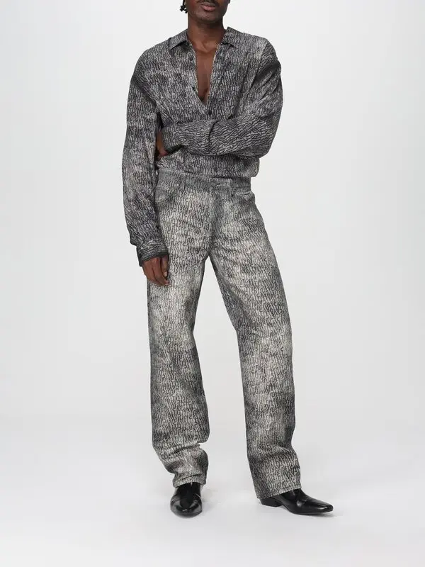 Just Cavalli All-over Logo Print Jeans