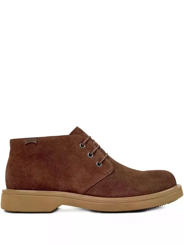 Camper Normal Lace-up Suede Boots