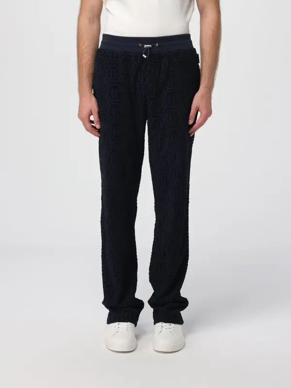 Philipp Plein Monogrammed Sweatpants - Blue