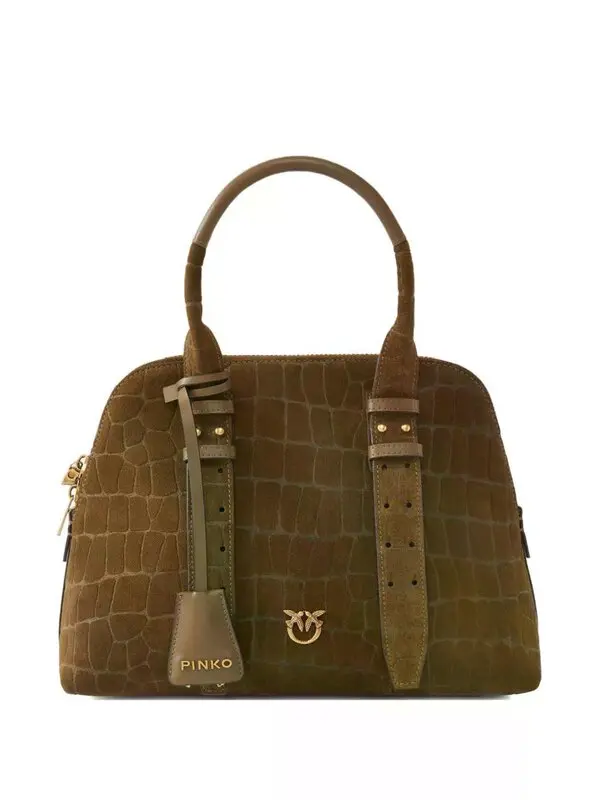 Pinko Crocodile-effect Shoulder Bag