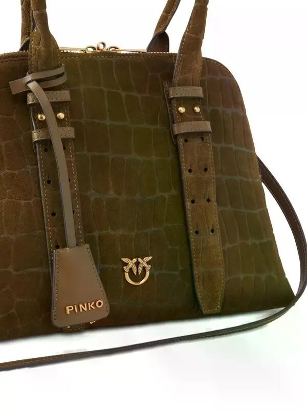Pinko Crocodile-effect Shoulder Bag