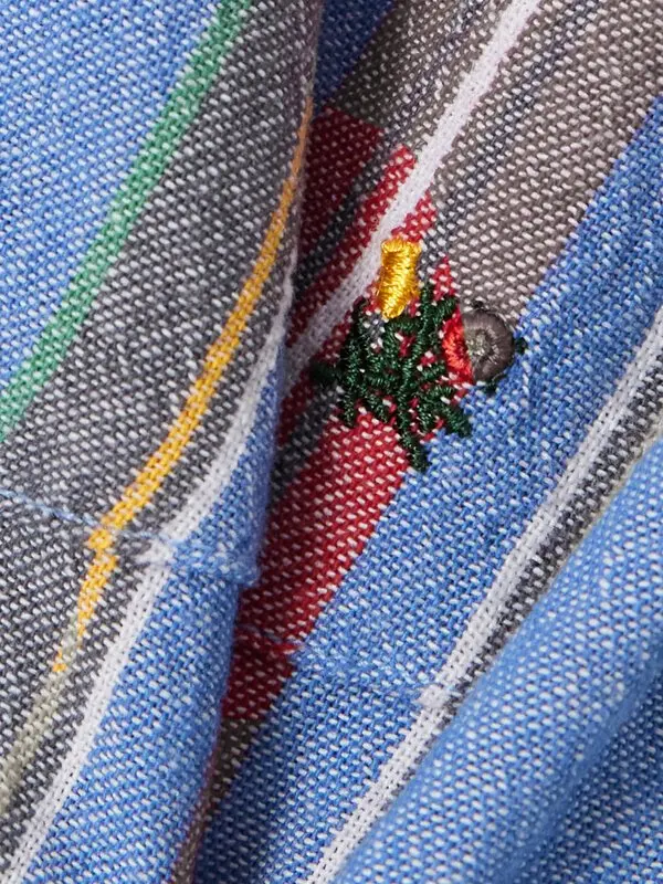 Aimé Leon Dore Striped Cotton Oxford Shirt