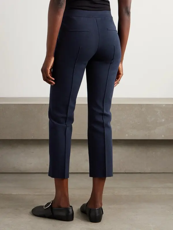 HIGH SPORT Geo Louis Cotton-blend Straight-leg Pants