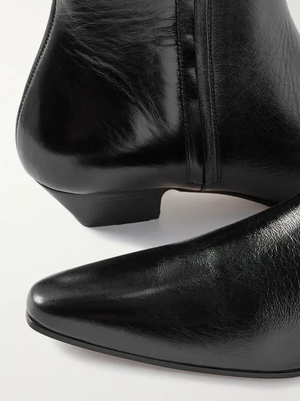 JAMIE HALLER The Lennon Leather Ankle Boots